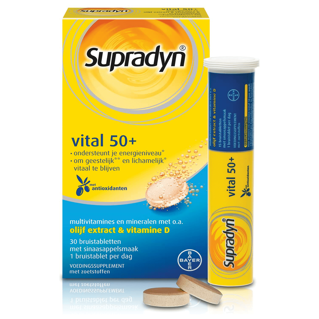 Supradyn Vital 50+ multivitamines voor vijftigplussers 30 ...