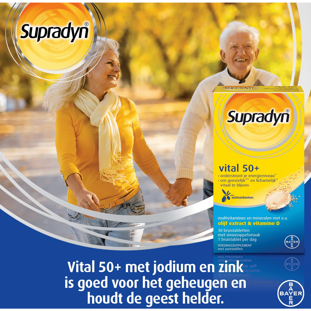 Supradyn Vital 50+ multivitamines voor vijftigplussers 30 ...