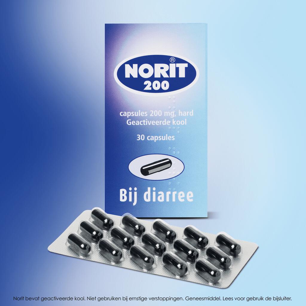 Norit 200 mg 30 Capsules 30 EA | Etos