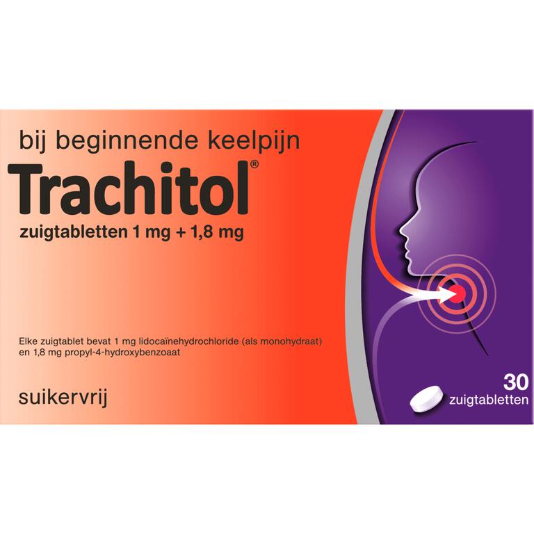 Trachitol Zuigtabletten Suikervrij 30 EA | Etos