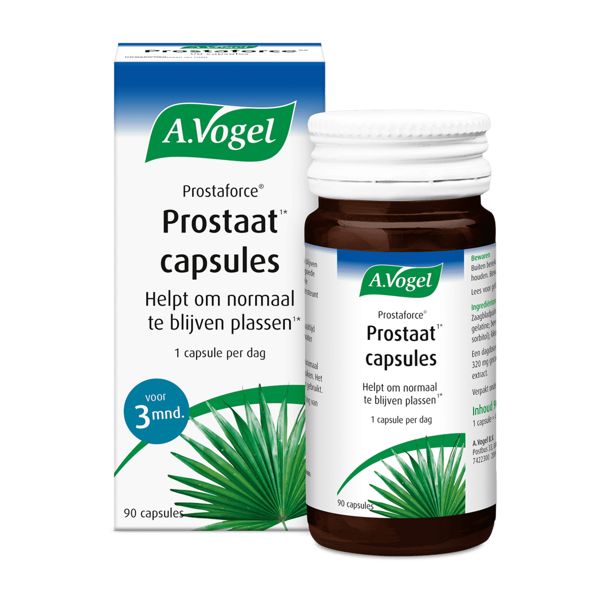 A.Vogel Prostaforce Helpt om Normaal te Blijven Plassen1* Capsules 90 ...