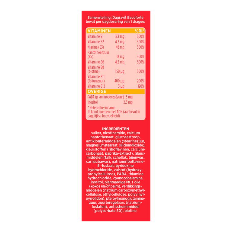 Dagravit Becoforte 100 tabletten 100 EA | Etos