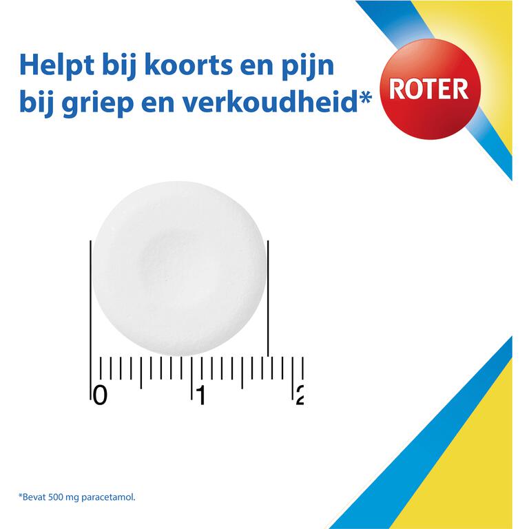 Roter Paracetamol smelttablet 500 mg 20 tabletten 20 EA | Etos