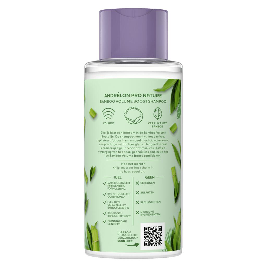 Andrélon Pro Nature Bamboo Volume Boost Shampoo 400 ML 400 ML | Etos