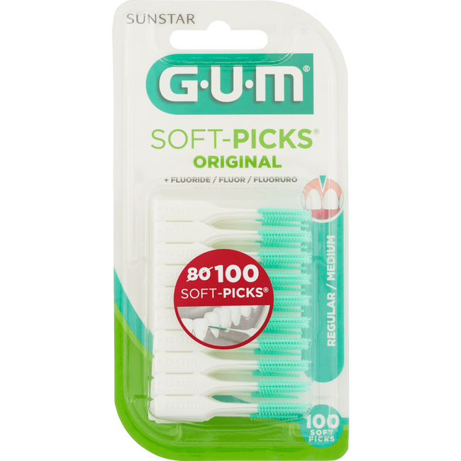 GUM Soft-Picks Original Medium 100 EA | Etos