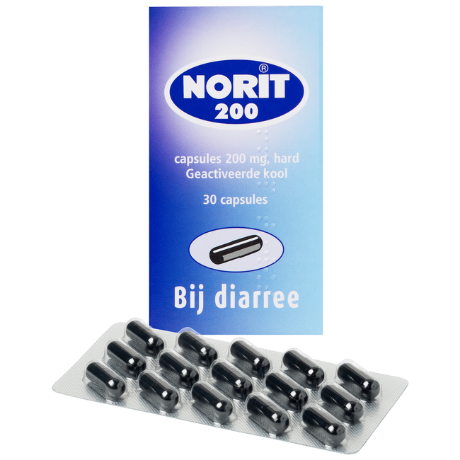 Norit 200 mg 30 Capsules 30 EA | Etos