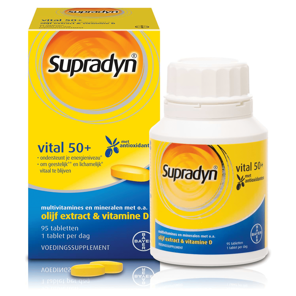 Supradyn Vital 50+ multivitamines voor vijftigplussers 95 tabletten 95 ...