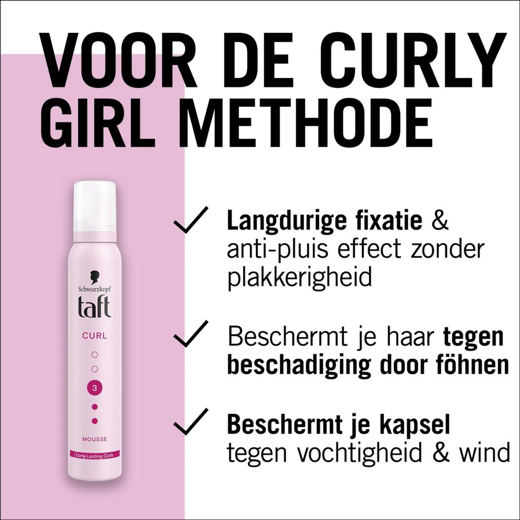 Taft Styling Curl Haarmousse 200 ML 200 ML | Etos