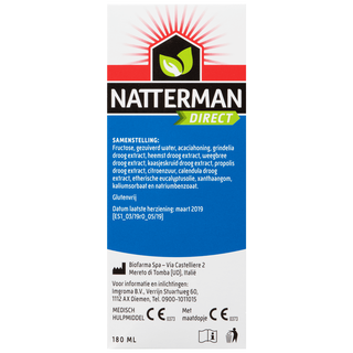 Natterman Voor Alle Hoest 180 ML 180 ML | Etos