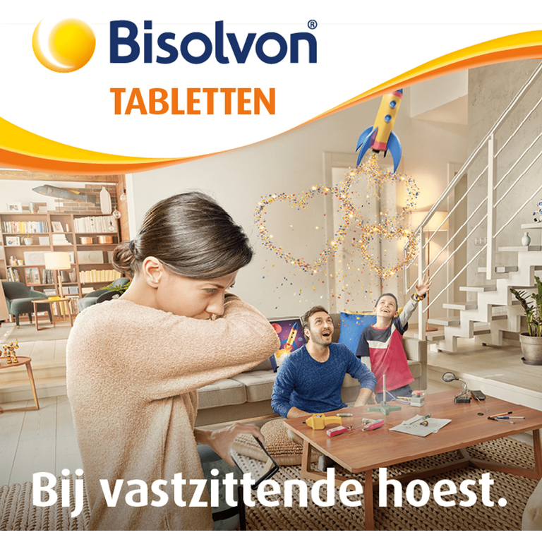 Bisolvon Tabletten Bij Vastzittende Hoest Voor Volwassen 8 mg 50 ...