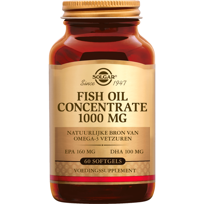 Solgar Fish Oil Concentrate 1000 mg 60 softgels 60 EA | Etos