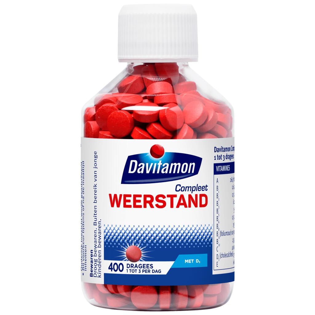 Davitamon Compleet Weerstand Vitamine C & D tabletten 400 EA | Etos