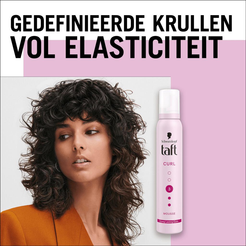 Taft Styling Curl Haarmousse 200 ML 200 ML | Etos