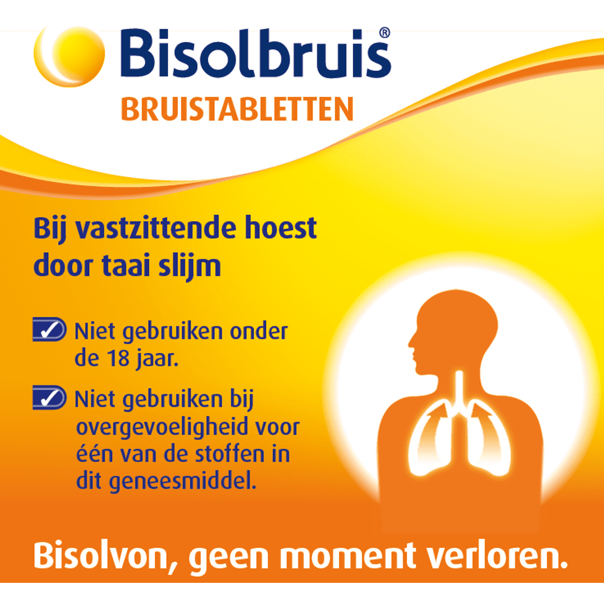 Bisolbruis Bruistabletten Bij Vastzittende Hoest 10 Tabletten 10 EA | Etos