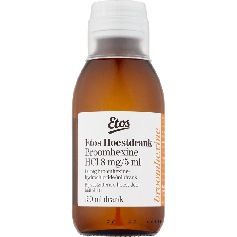 Etos Hoestdrank Broomhexine HCI 8 mg/5 ml 150 ML | Etos