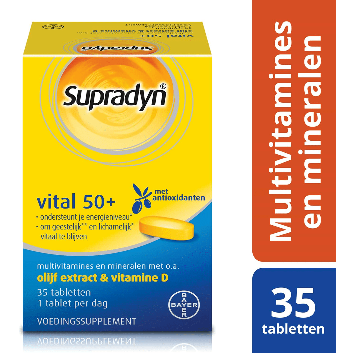 Supradyn Vital 50+ multivitamines voor vijftigplussers 35 tabletten 35 ...
