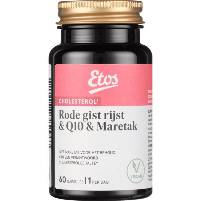 Etos Rode Gist Rijst Capsules 60 EA | Etos