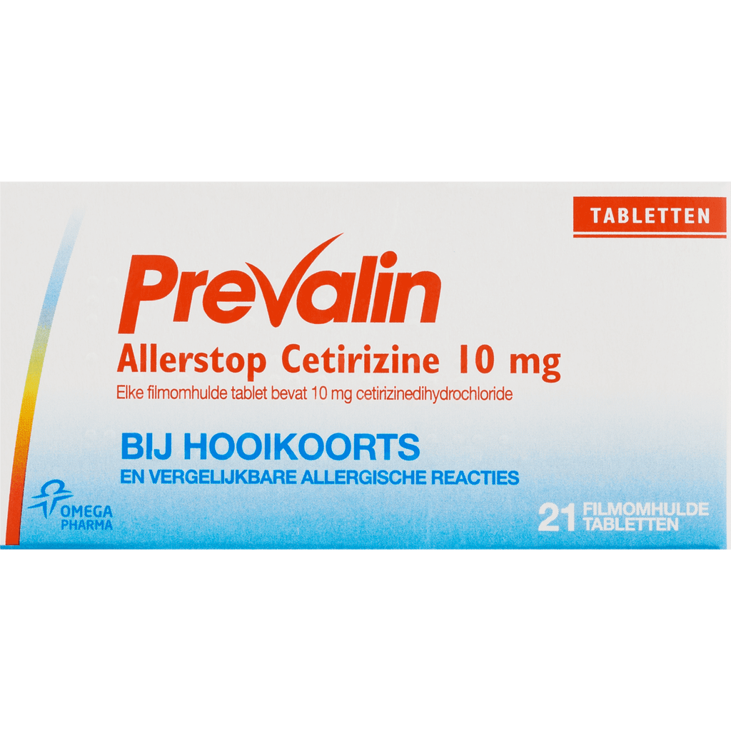Prevalin Allerstop Hooikoorts Tabletten 10 mg 21 EA | Etos