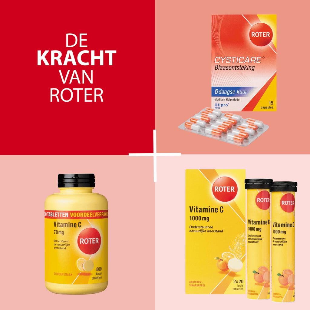 Roter Cysticare 15 tabletten 15 EA | Etos