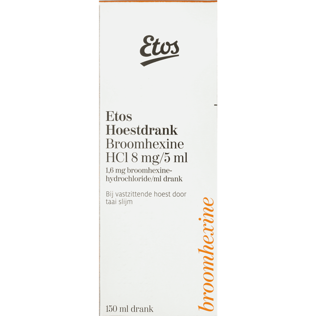 Etos Hoestdrank Broomhexine HCI 8 mg/5 ml 150 ML | Etos