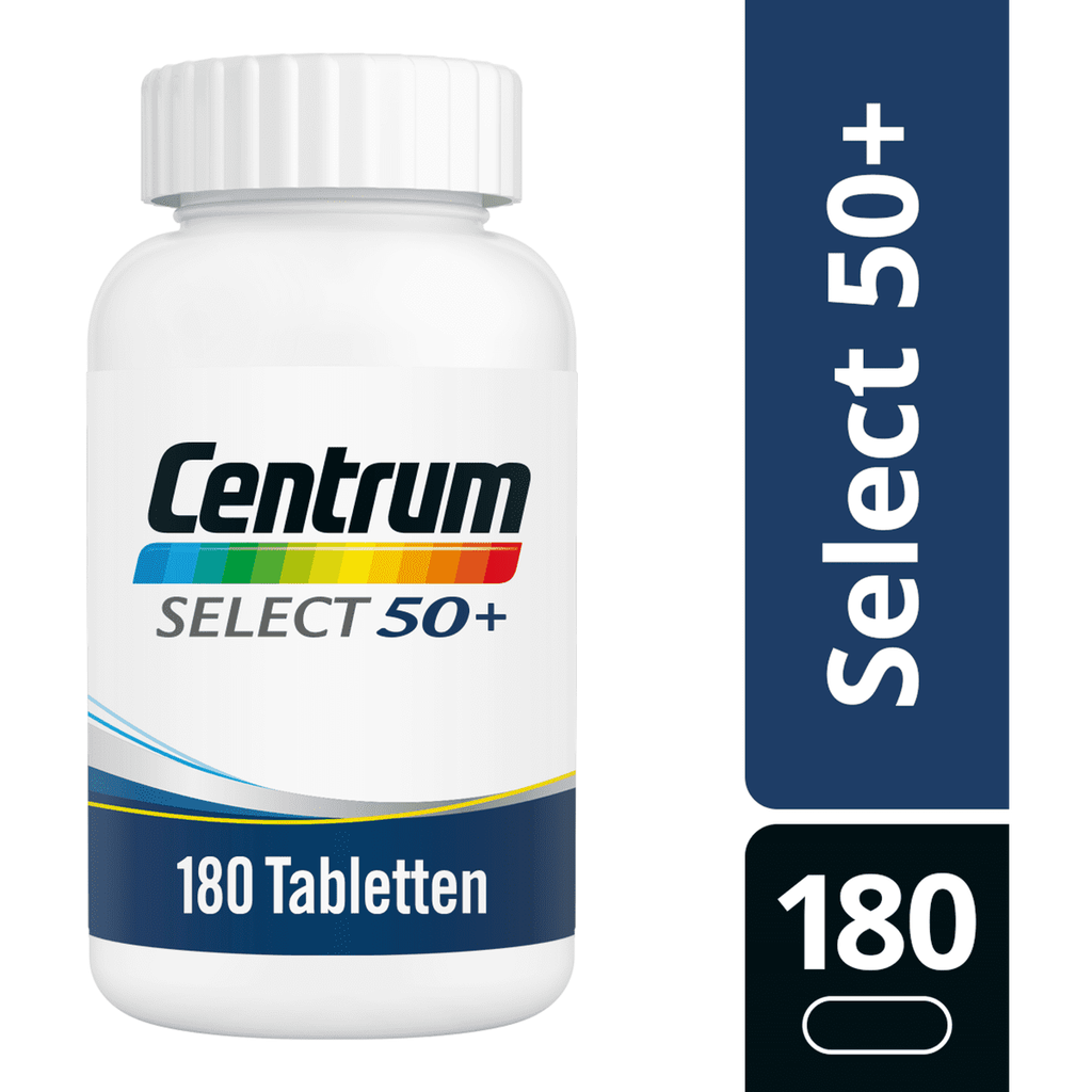 Centrum Select 50+ Multivitaminen Tabletten 180 stuks 180 EA | Etos