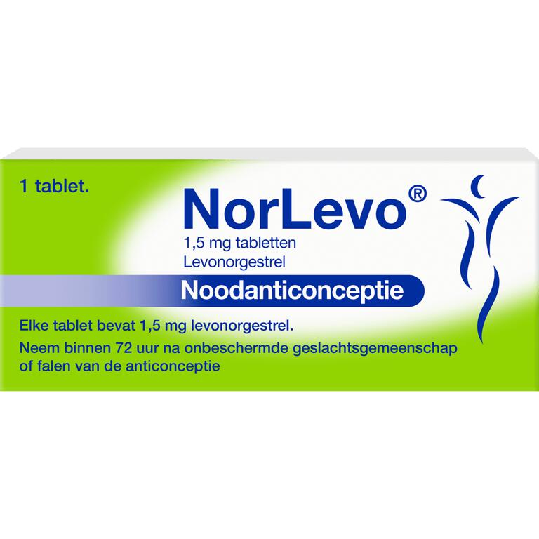 Norlevo Levonorgestrel Morning After Pil 1,5 mg 1 EA | Etos
