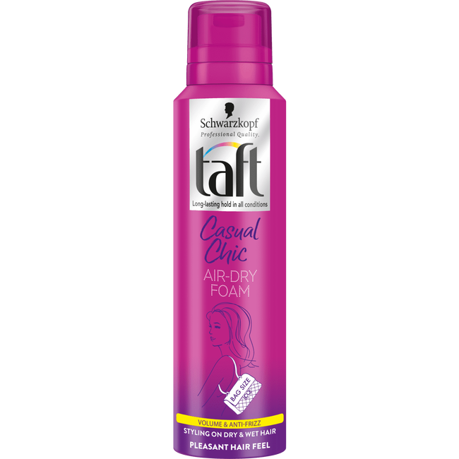 Schwarzkopf Taft Mousse Casual Chic Air Dry 150 ML | Etos