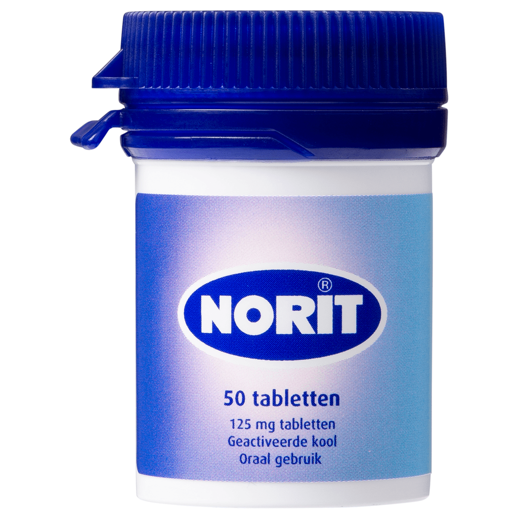 Norit 125 mg 50 tabletten 50 EA | Etos