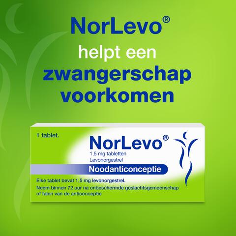 Norlevo Levonorgestrel Morning After Pil 1,5 mg 1 EA | Etos