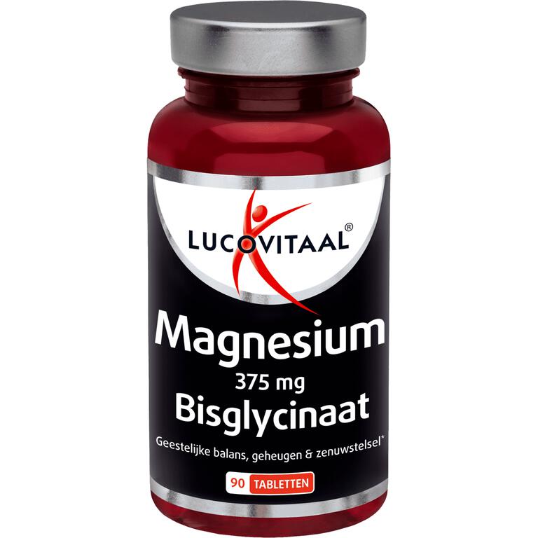 Lucovitaal Magnesium 375MG Bisglycinaat 90 tabletten 90 EA | Etos