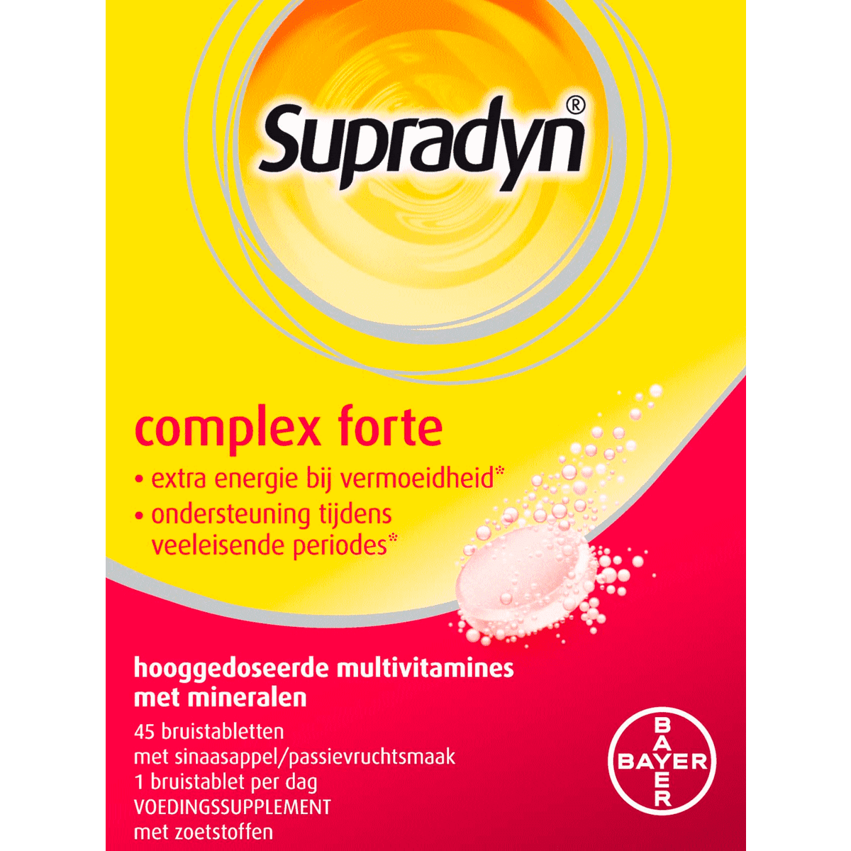 Supradyn Complex Forte Multivitamine Voor Extra Energie 45 ...