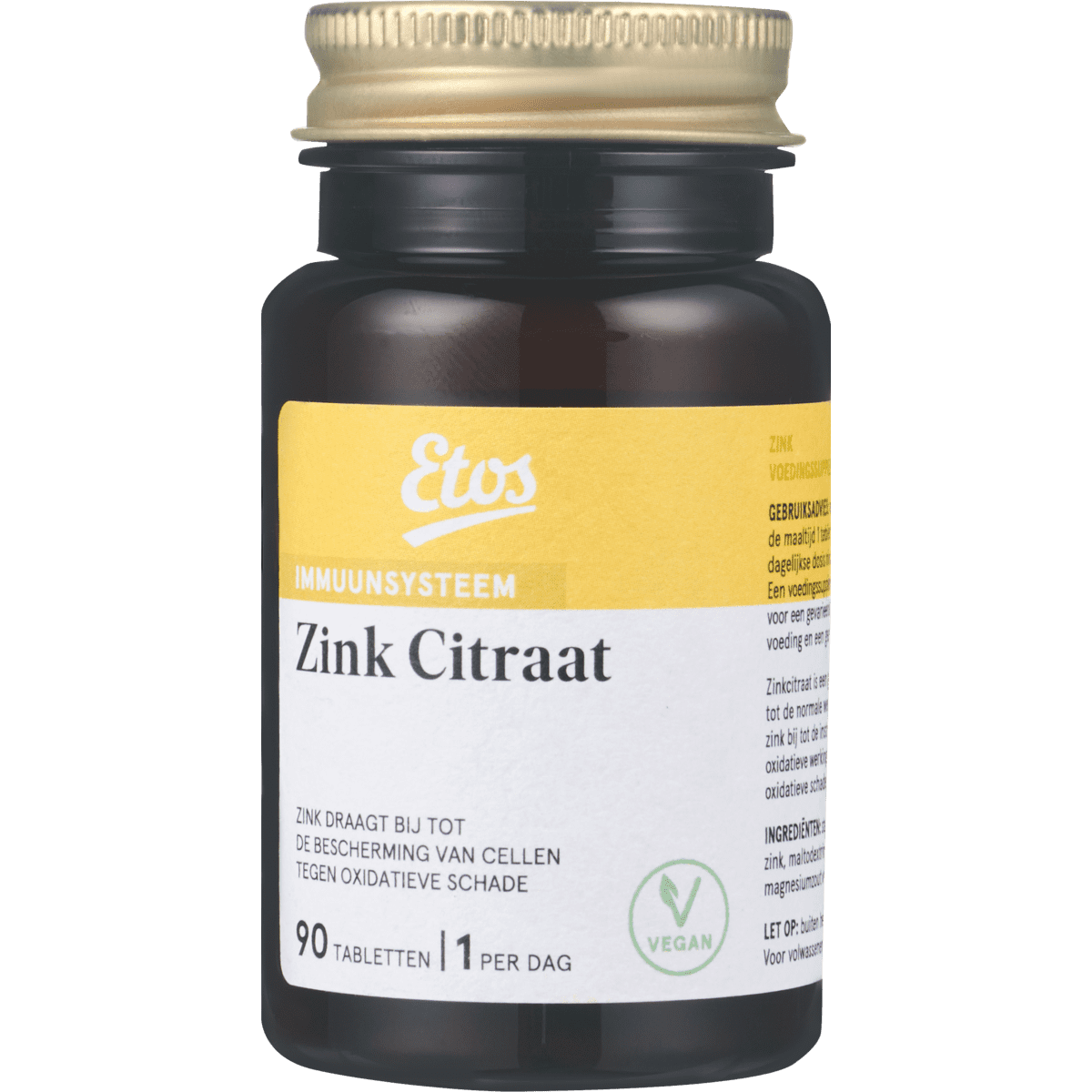 Etos Zink Citraat 90 stuks 90 EA | Etos