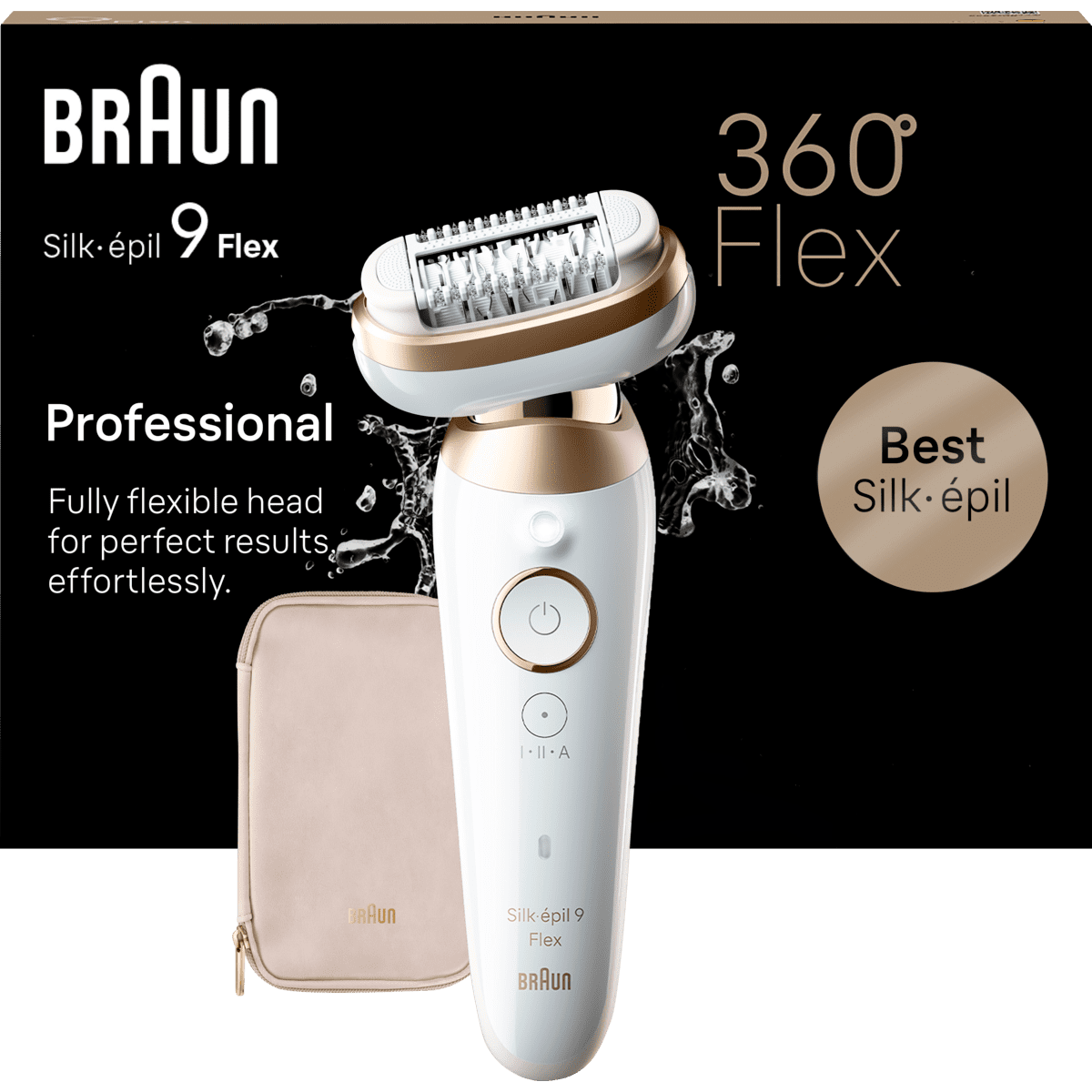 Braun Epilator Silk-épil 9 Flex met 360 Flex Kop 1 EA | Etos