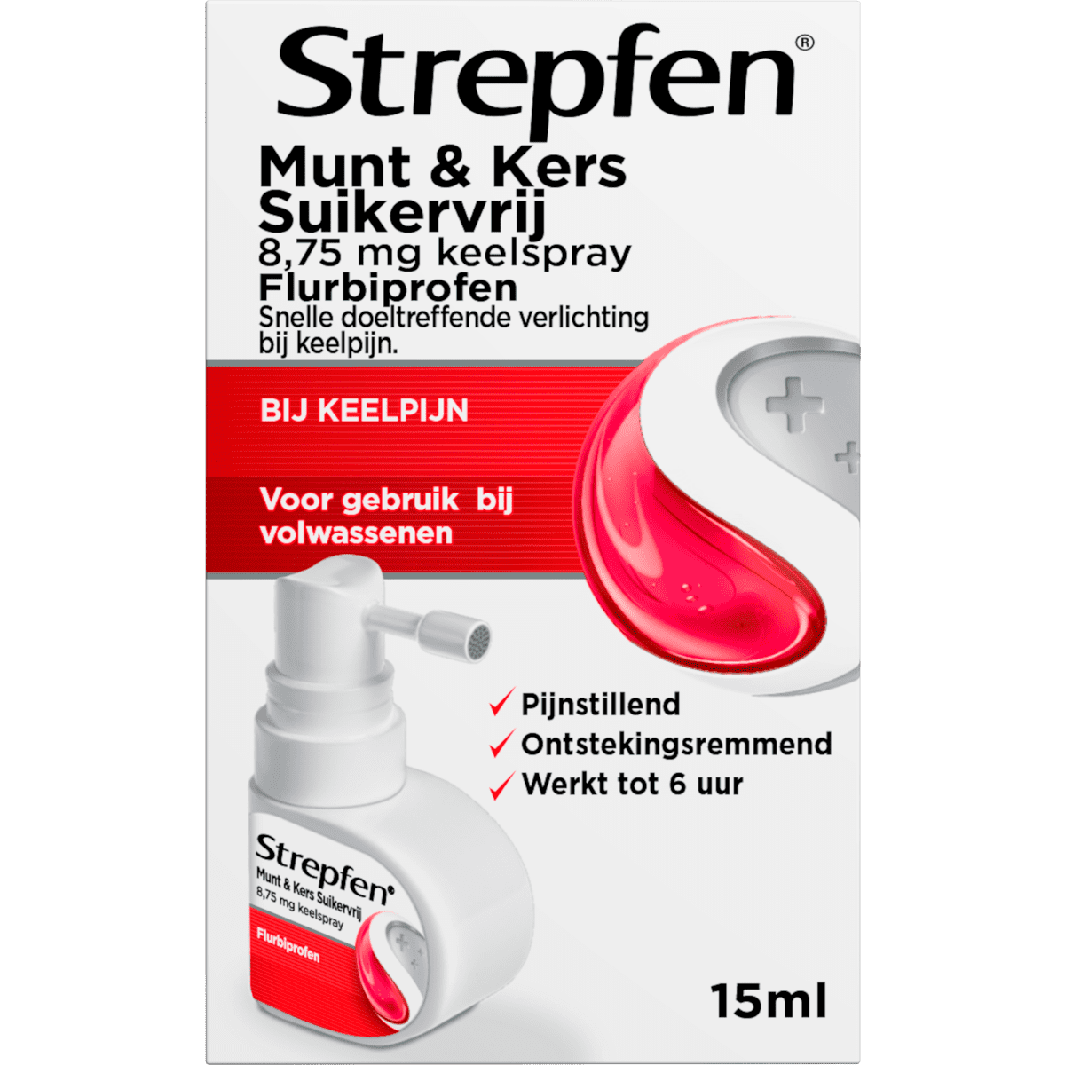 Strepfen 8,75 mg Keelspray 15 ml 1 EA | Etos