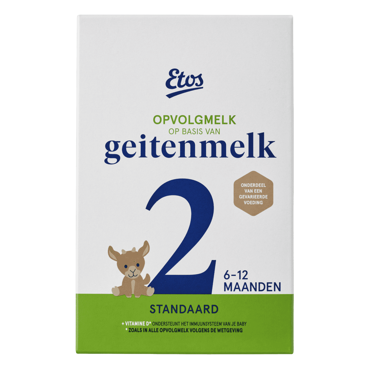 Etos Standaard 2 Opvolgmelk Geitenmelk 6 - 12 Maanden 800 GR 800 GR | Etos