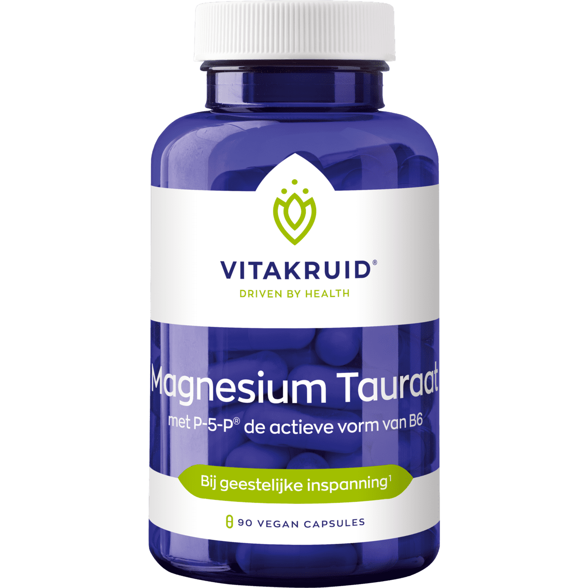 Vitakruid Magnesium Tauraat met P-5-P® - 90 vegan capsules 90 EA | Etos