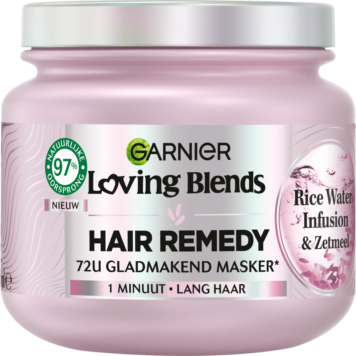 Garnier Loving Blends Rice Water Infusion Glans & Zacht haarmasker 340 ...