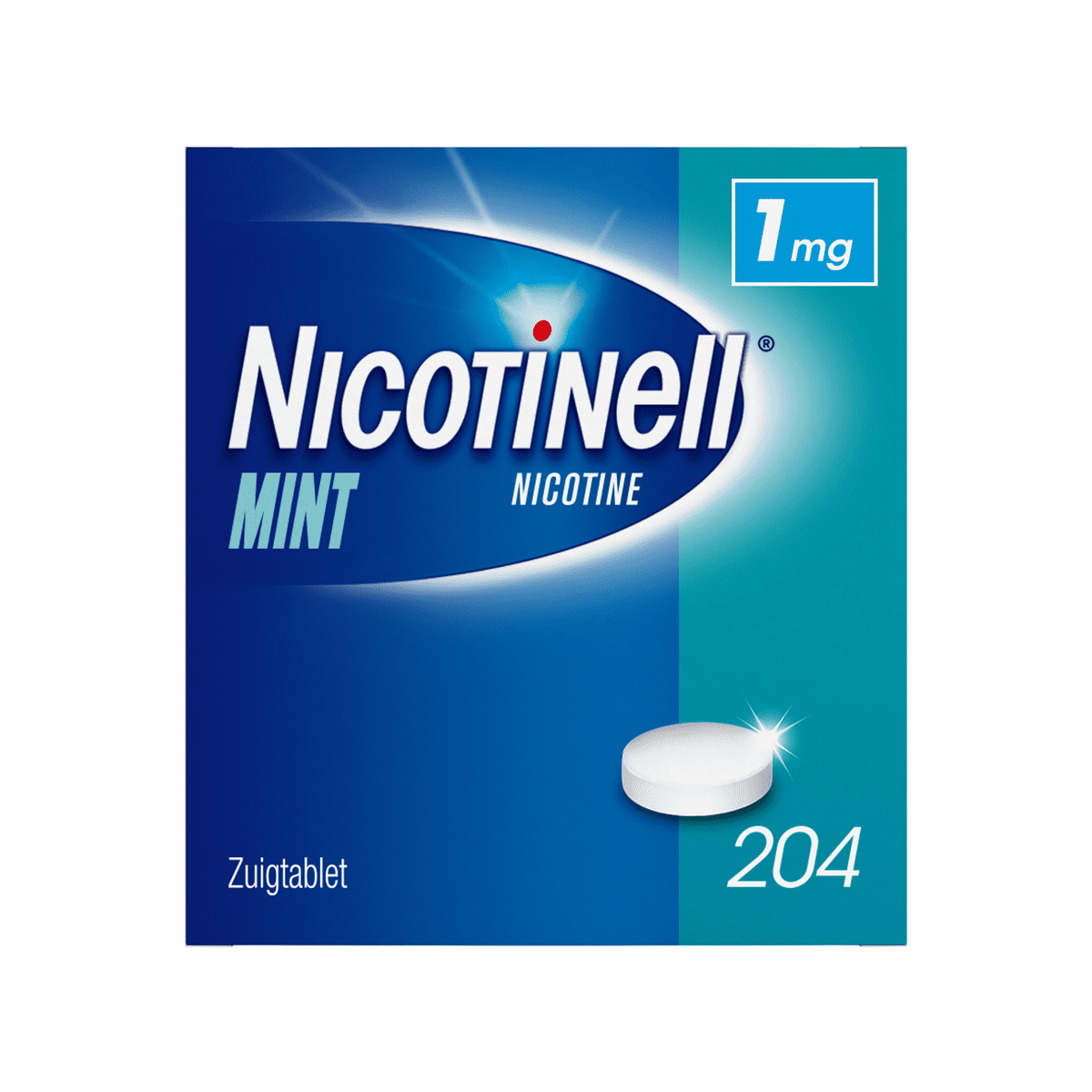 Nicotinell Zuigtablet Mint 1 MG 204 stuks 204 EA | Etos