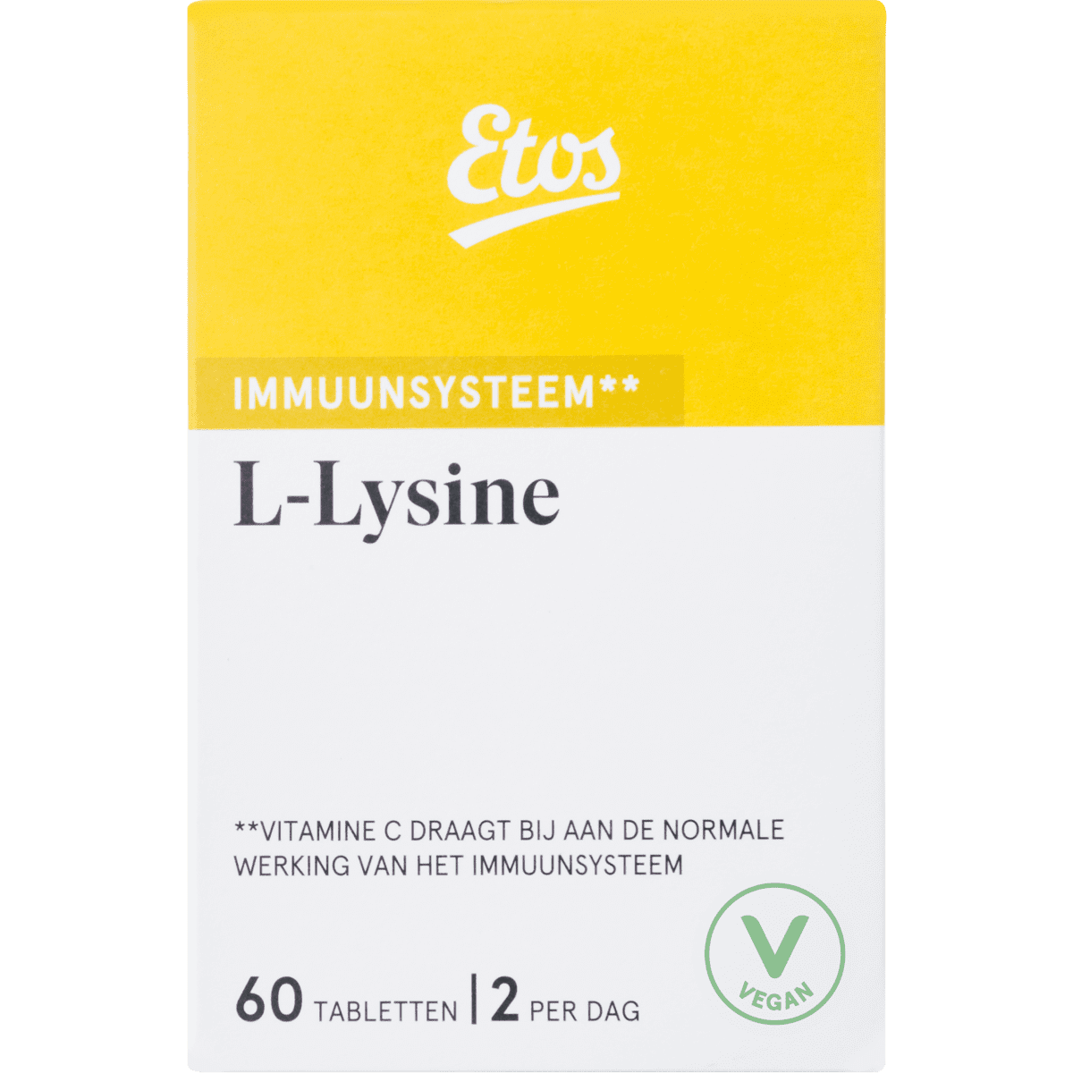 Etos L-Lysine 500 Mg 60 stuks 60 EA | Etos