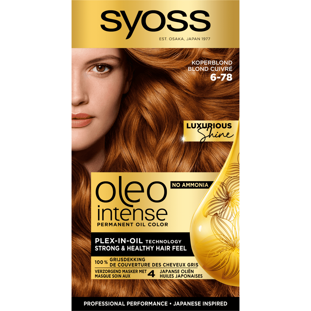 Syoss Oleo Intense 6-78 Koperblond/Blond Cuivré 115 ML | Etos