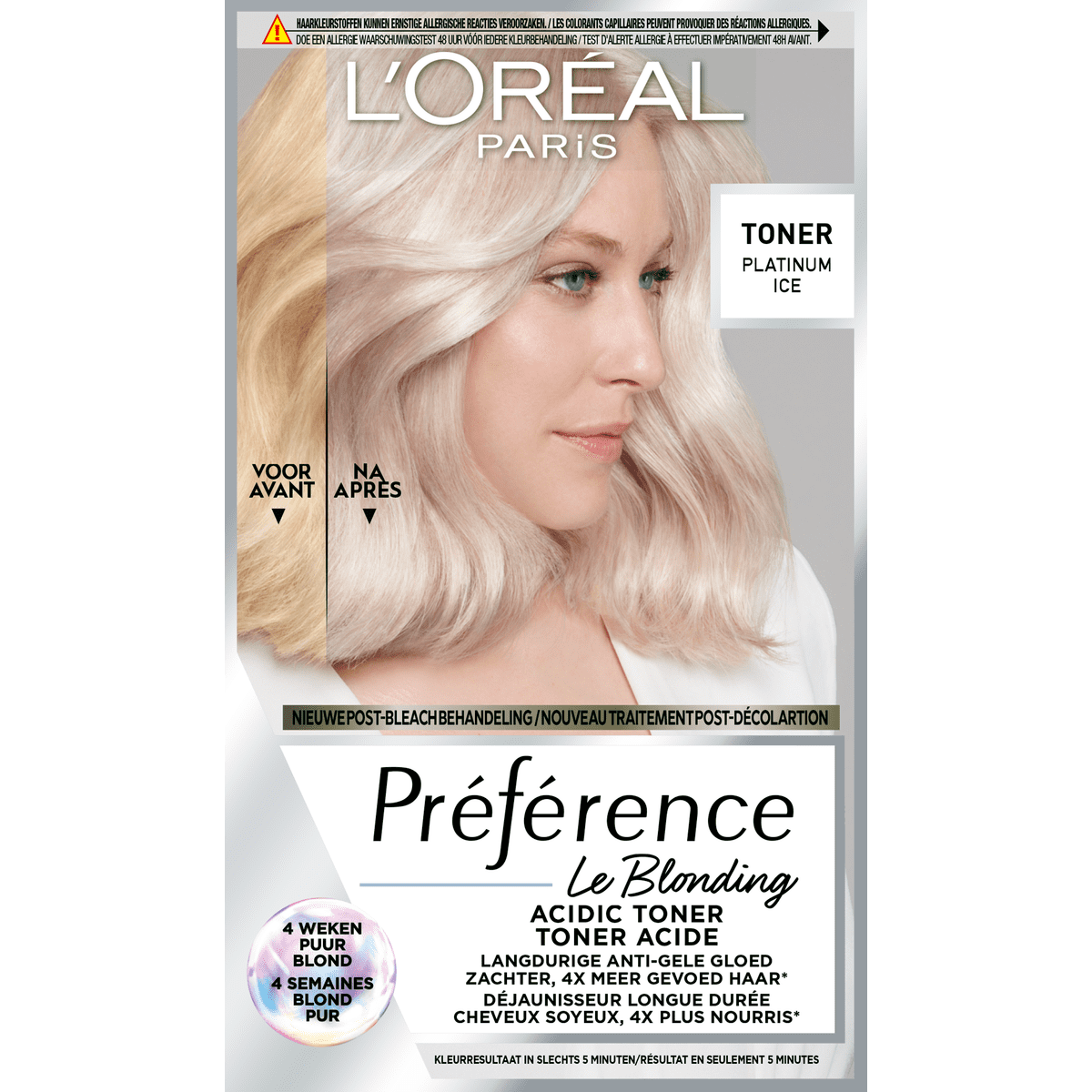 L Oréal Paris Préférence Toner Platinum Ice 1 EA | Etos