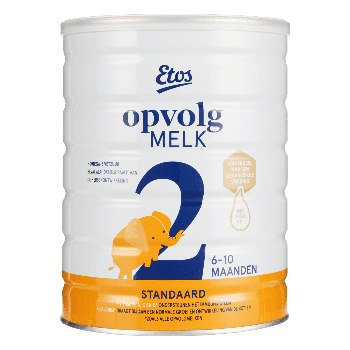 Etos Opvolgmelk Standaard 2 met melkvet voor baby's van 6 - 10 maanden ...