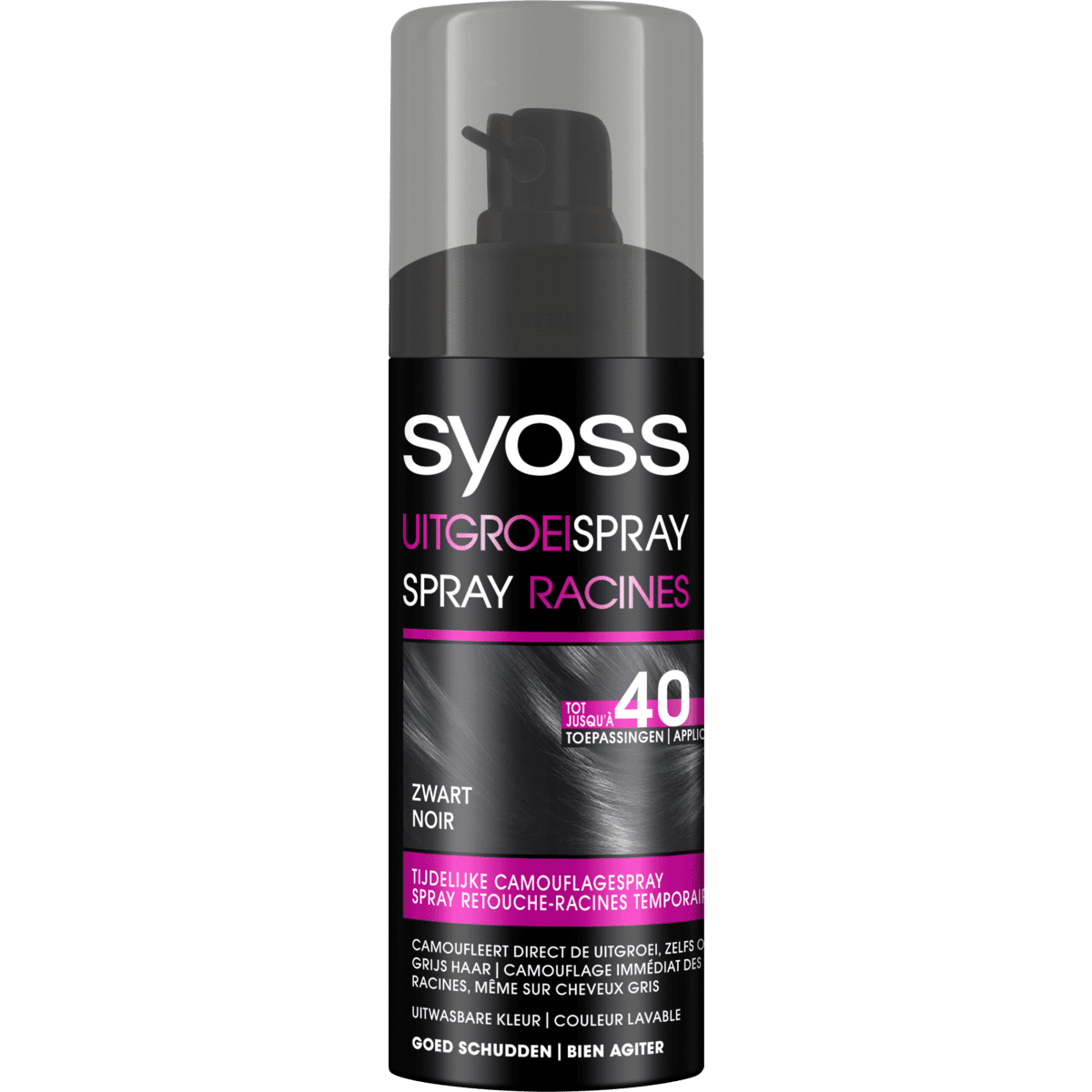 Syoss Uit Groeispray Zwart 120 ML | Etos