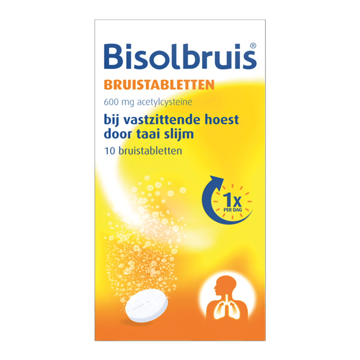 Bisolbruis Bruistabletten Bij Vastzittende Hoest 10 Tabletten 10 EA | Etos
