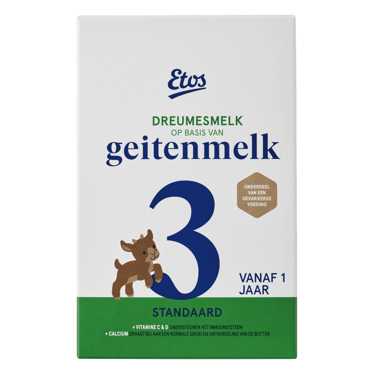 Etos Standaard 3 Dreumesmelk Geitenmelk Vanaf 1 jaar 800 GR 800 GR | Etos