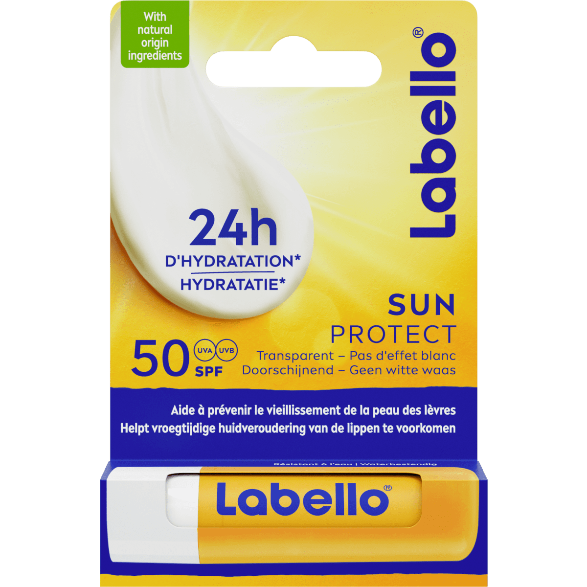 Labello Sun Protect Lippenbalsem 24u Hydratatie SPF 50 1 Stuk 1 EA | Etos