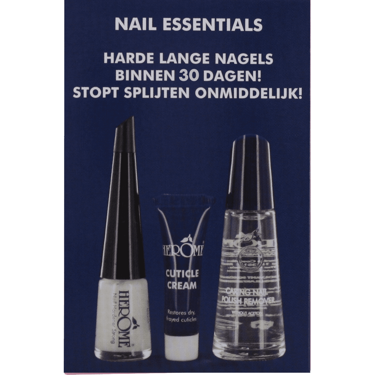 Herome Nail Essentials Set Zwakke en Splijtende Nagels 3 EA | Etos