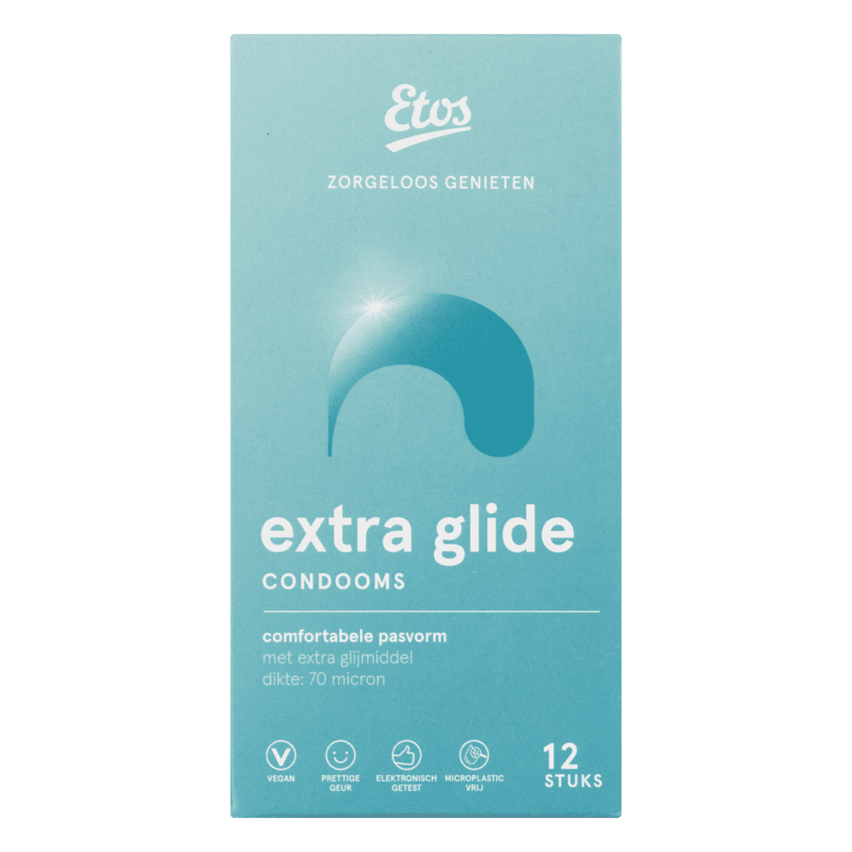 Etos Condooms Extra Glijmiddel 12 stuks 12 EA | Etos