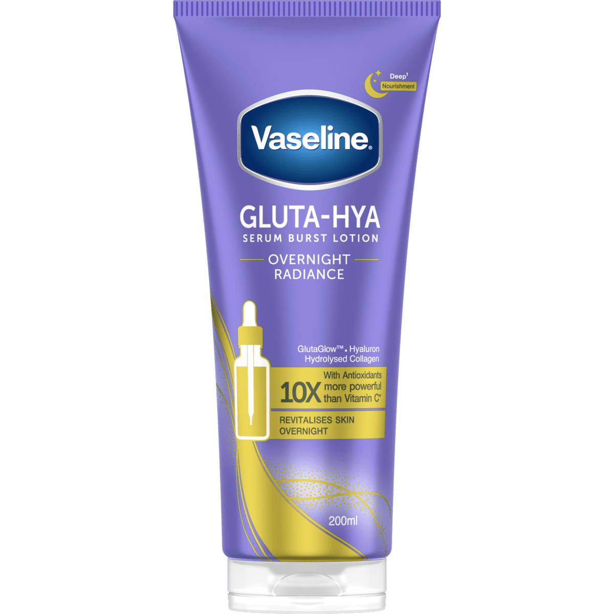 Vaseline Gluta-Hya Lotion Overnight Radiance 200ML 200 ML | Etos