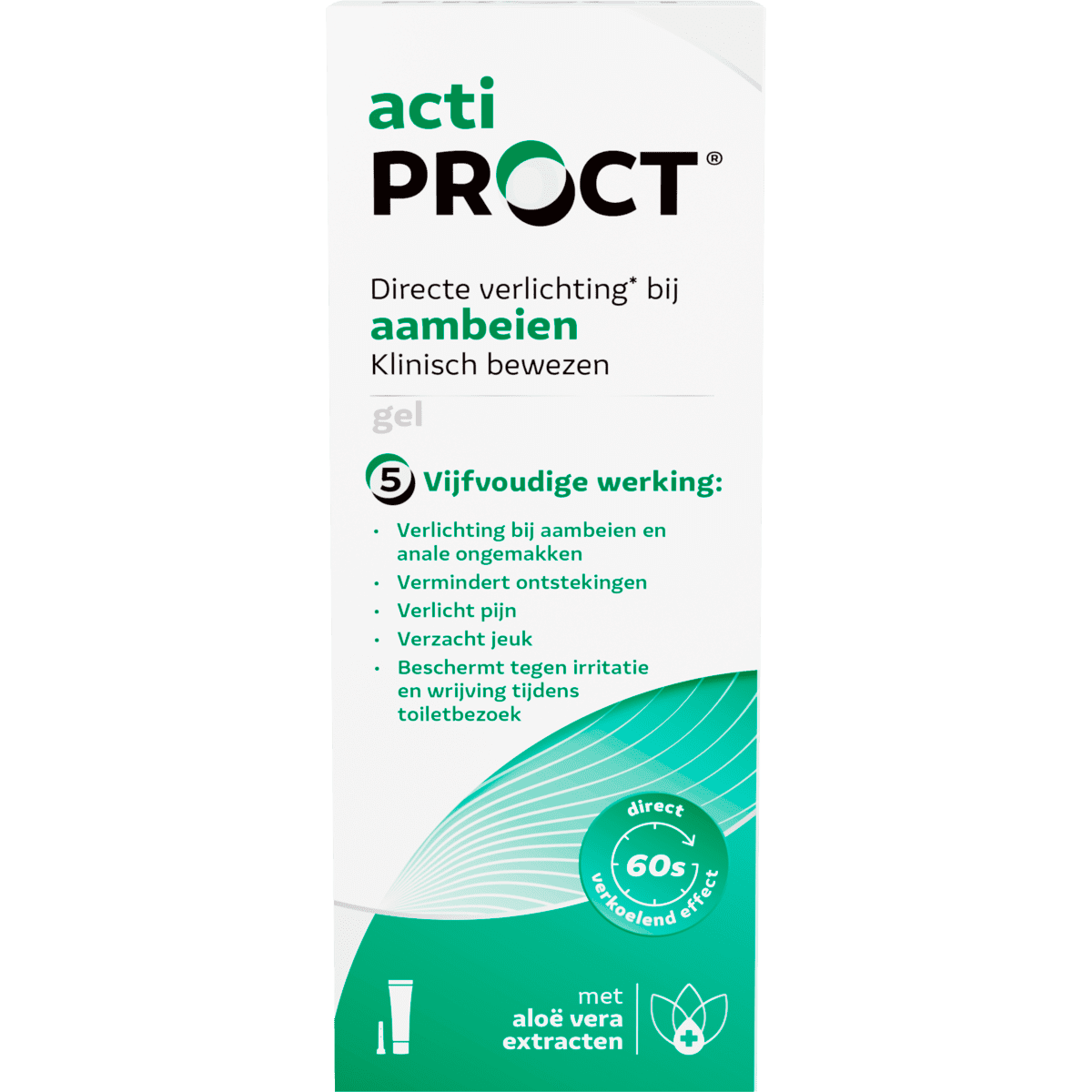 Actiproct Gel bij aambeien en jeuk tube 30 gram 30 GR | Etos